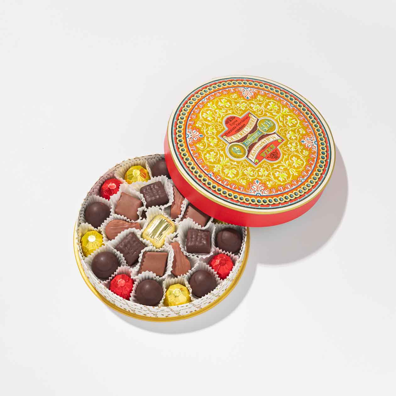 Red Round Chocolate Box - Large – Demel Wien